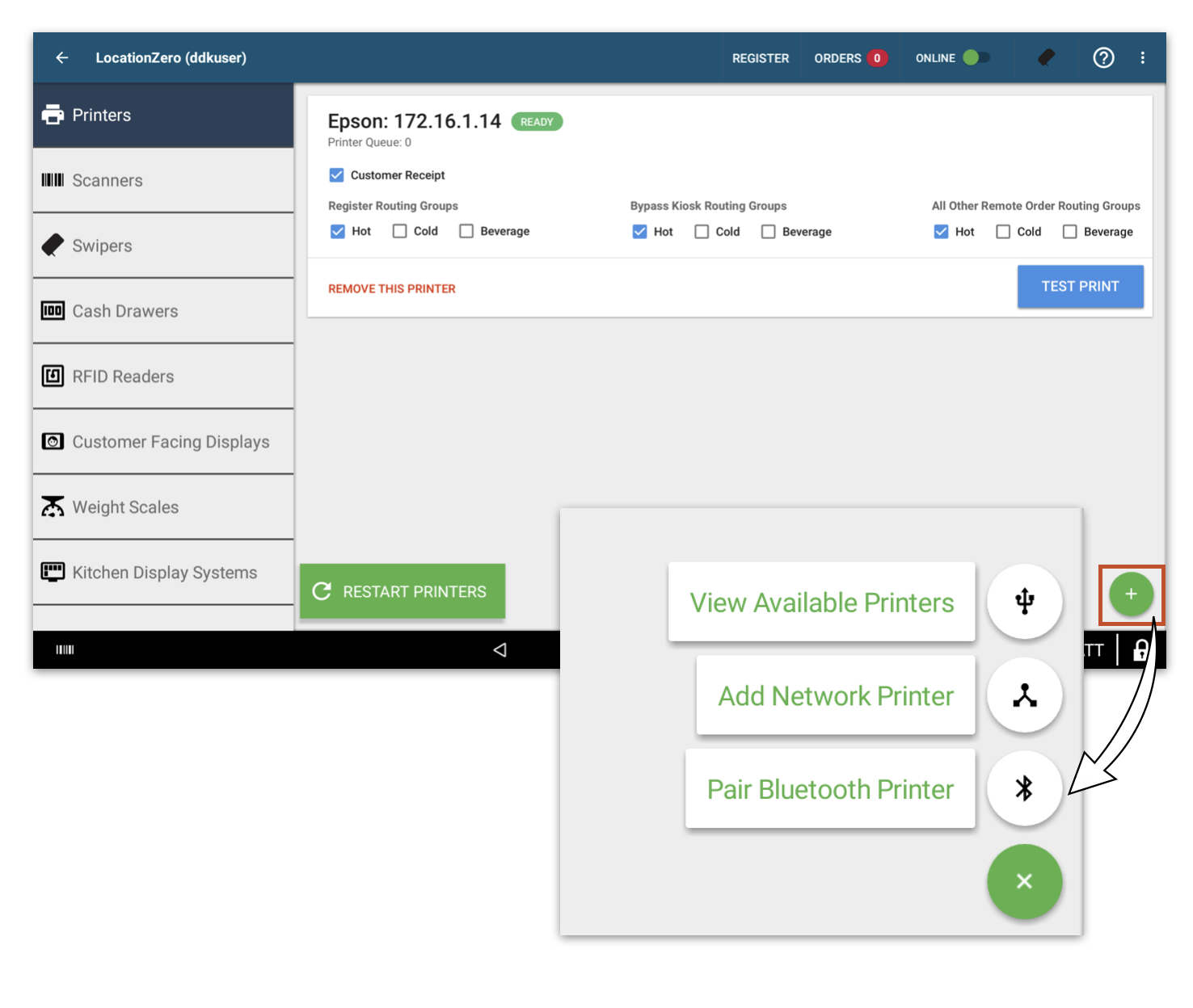 Chit Printer / Kitchen Display System (Remote Fulfillment) Setup Guide ...