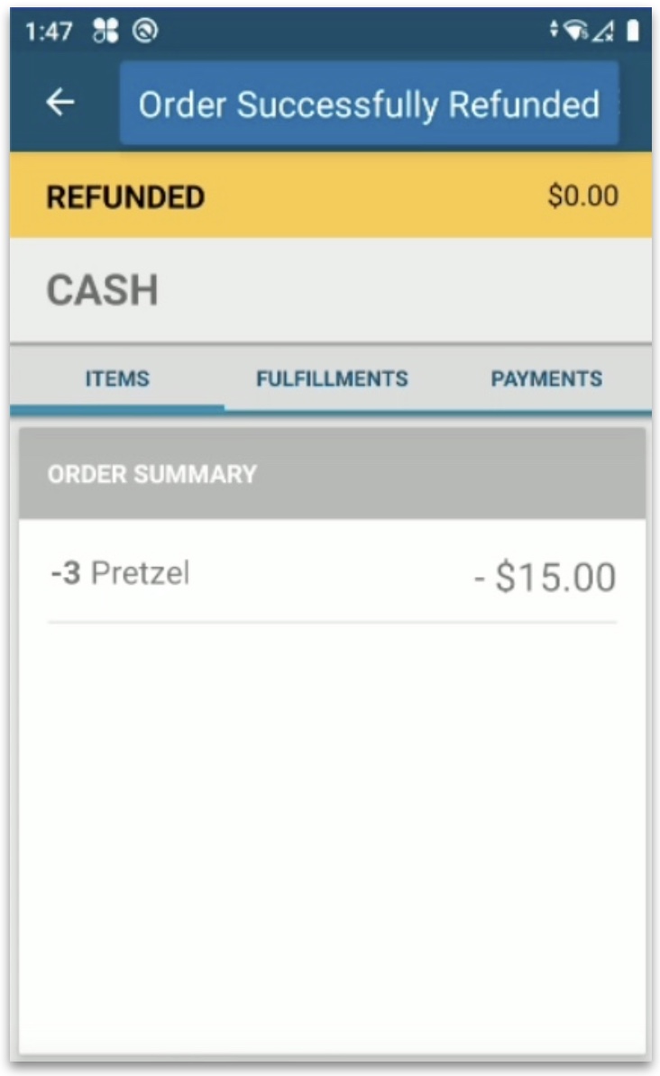 How to Perform Refunds and Voids on the Flex – Clover Sport Help Center