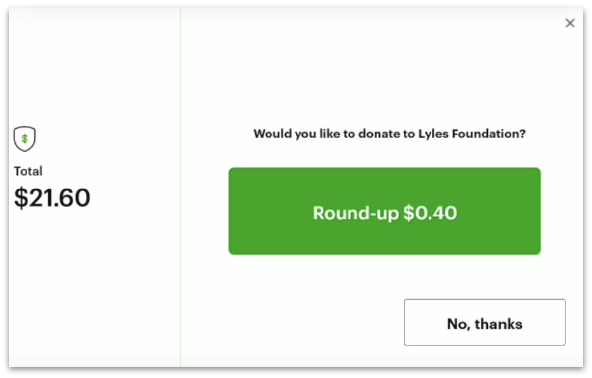 Donations: Round up for Charity – Clover Sport Help Center