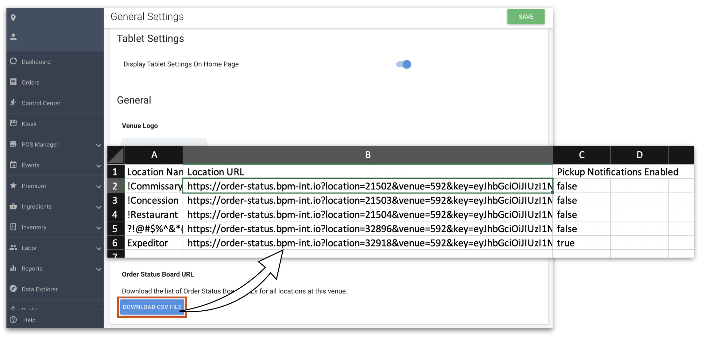 Order Status Boards – Clover Sport Help Center