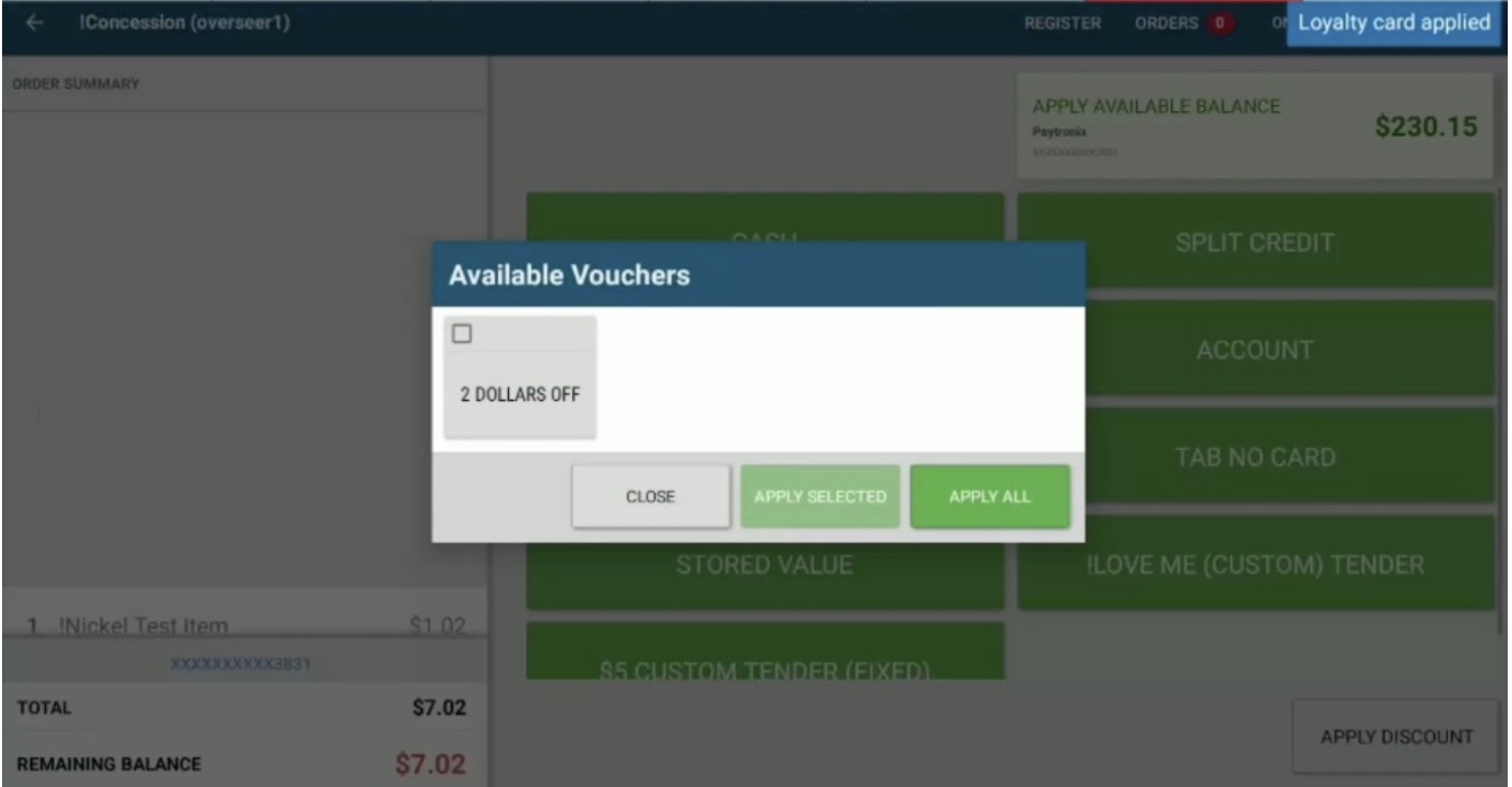 How to Use Single Scan Loyalty – Clover Sport Help Center