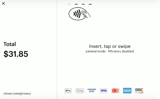 Tender Screen Overview – Clover Sport Help Center