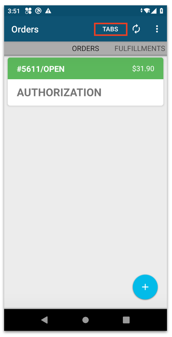Managing Tabs on a Flex – Clover Sport Help Center