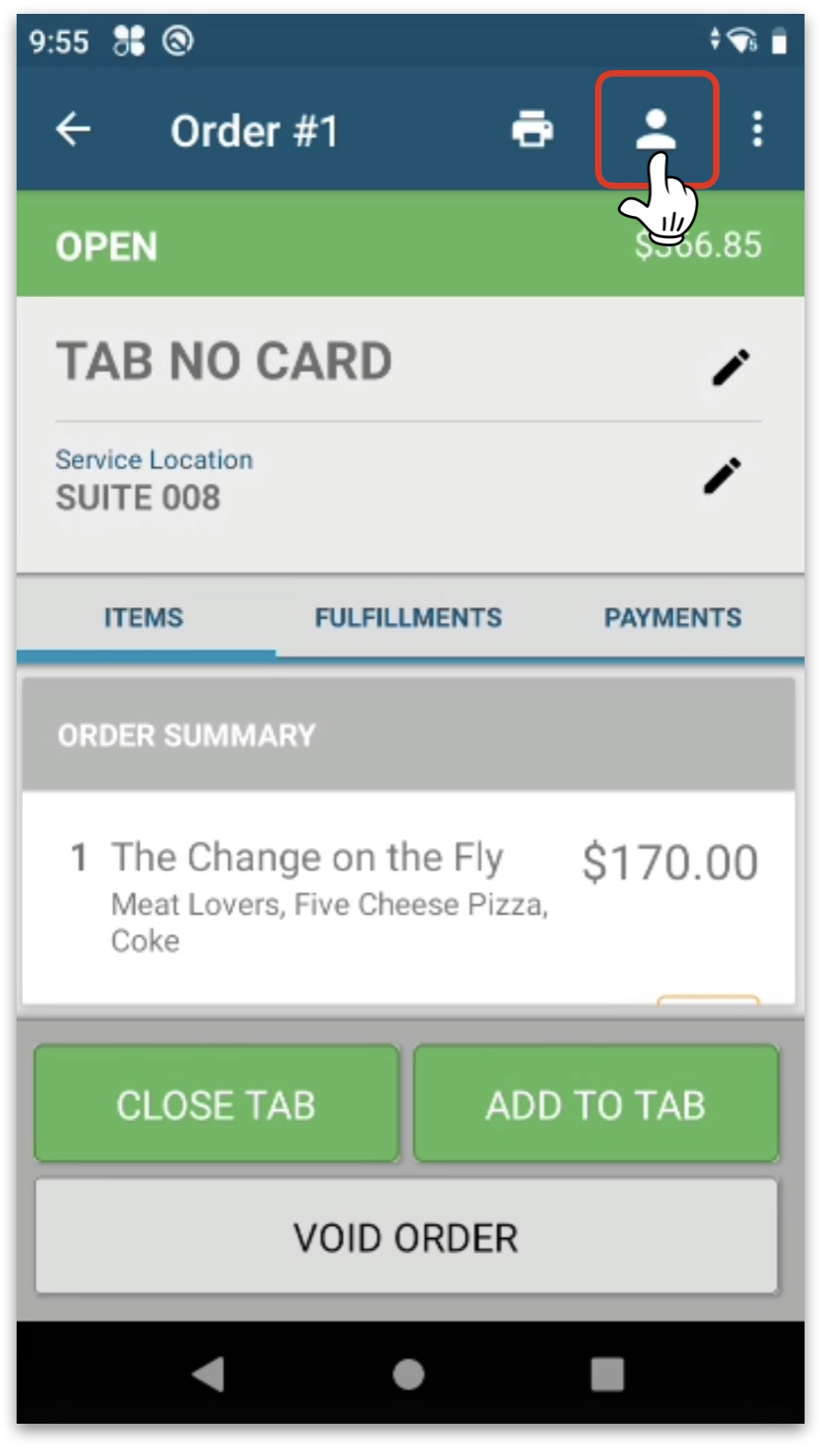 How to Transfer a Tab to another Order Taker on the Flex – Clover Sport ...
